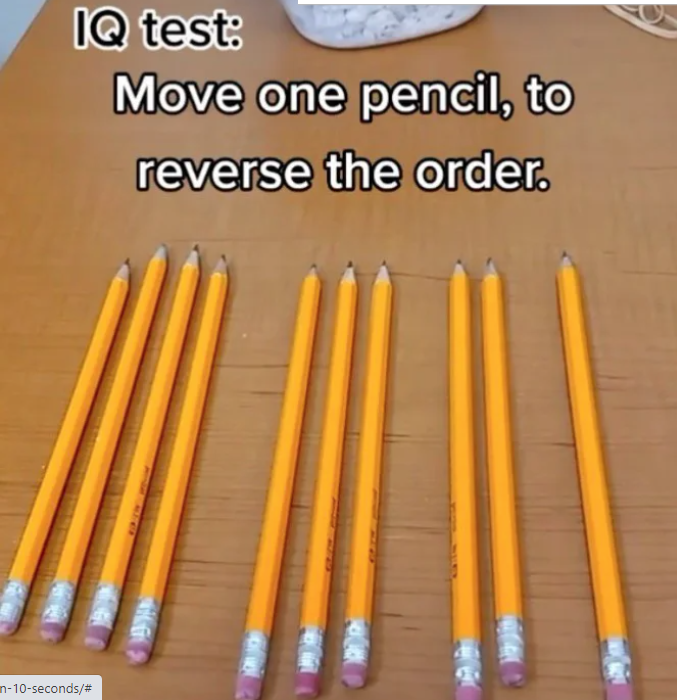 Can you solve this seemingly impossible Pencil riddle?